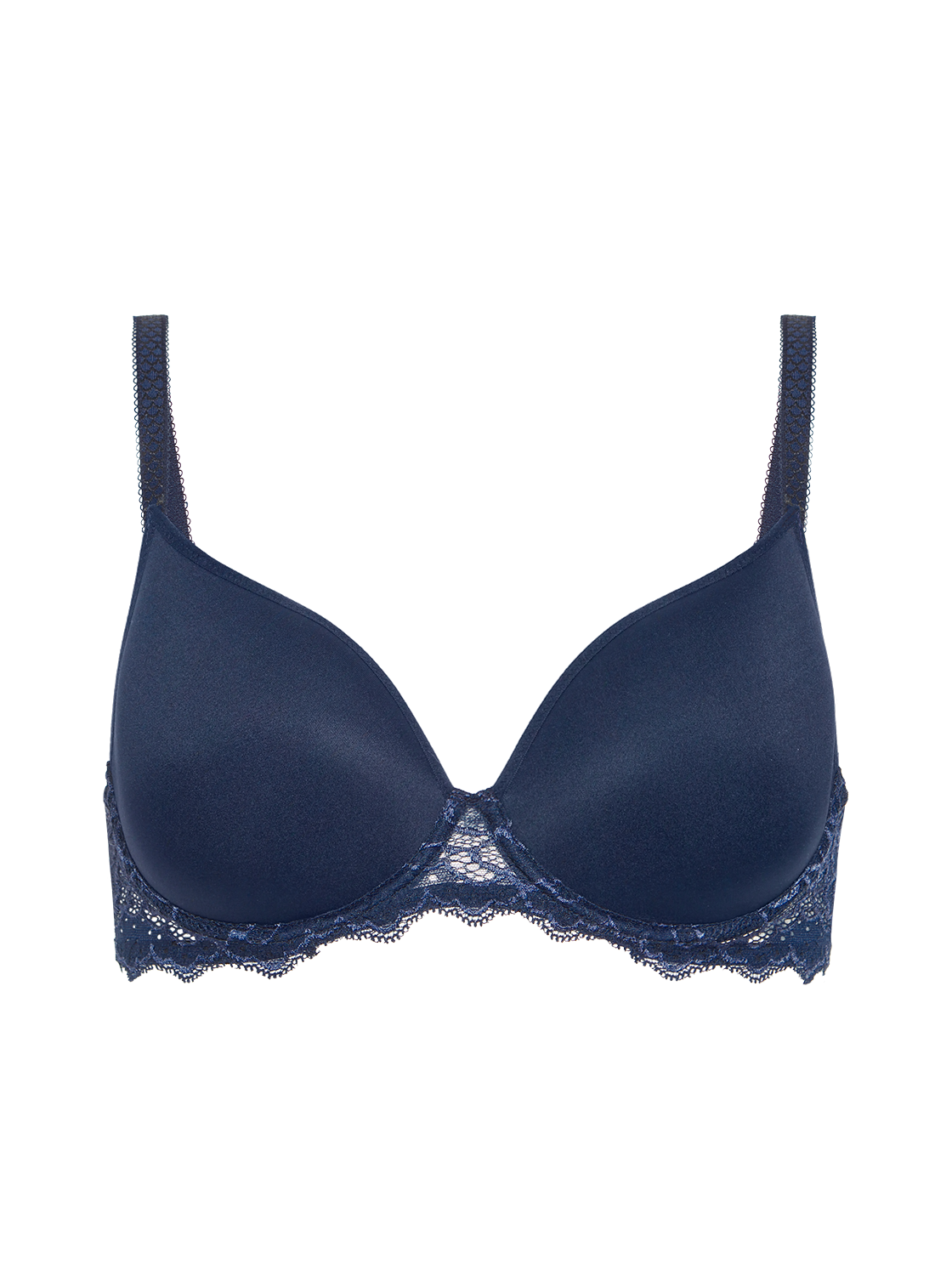 Caresse 3D Plunge Contour Bra - Ink Blue – Simone Perele