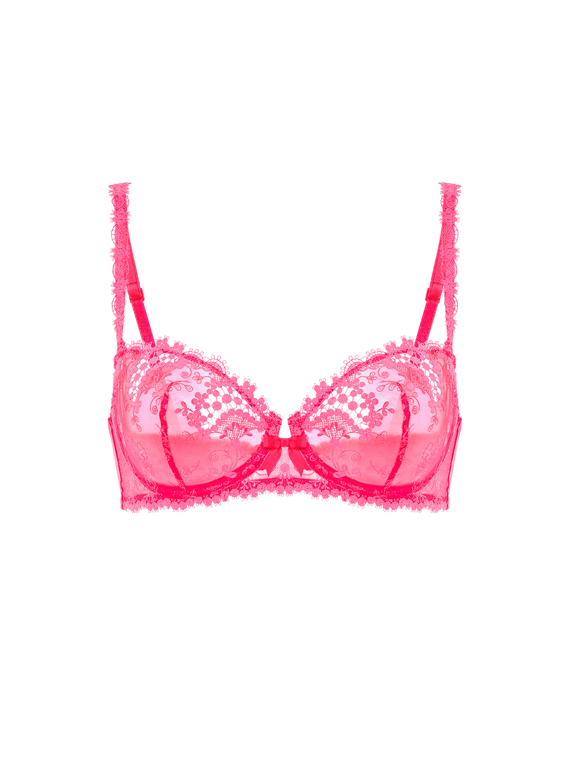 Wish Half Cup Bra - Fabulous Pink – Simone Perele