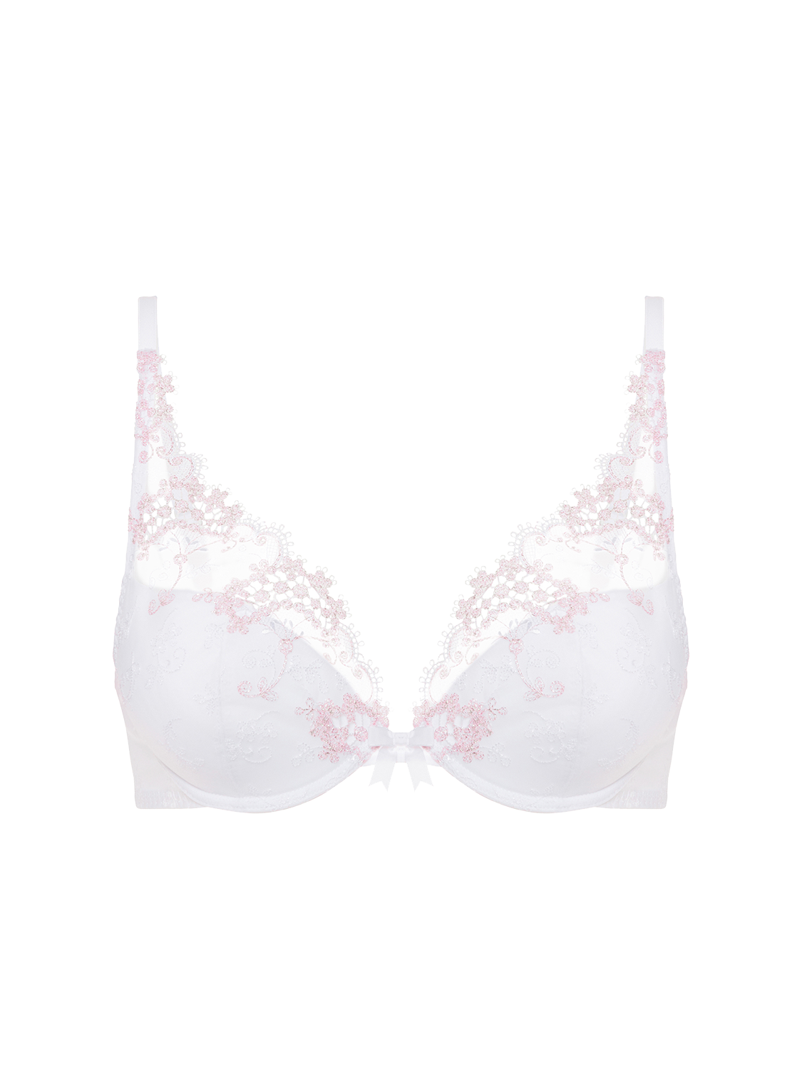 Wish Triangle Push Up Bra - Crystal White – Simone Perele