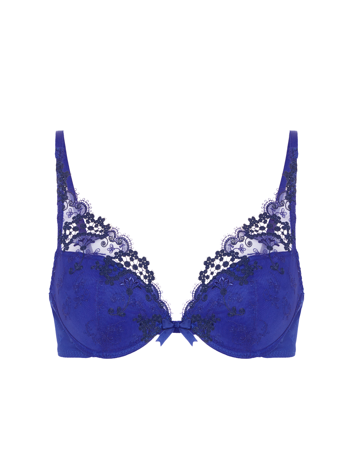 Wish Triangle Push Up Bra - Electric Blue – Simone Perele