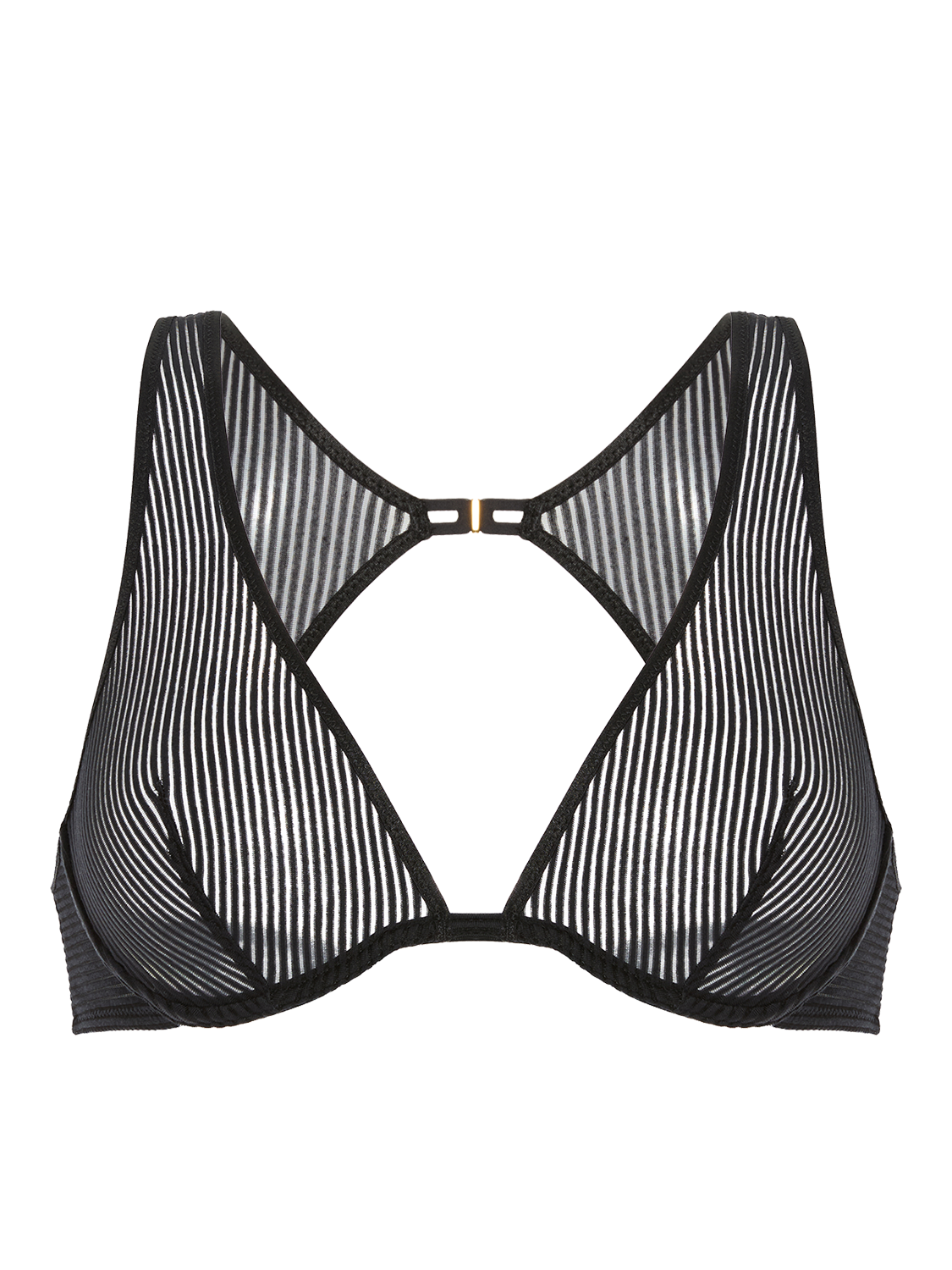 Angele Full Cup Triangle Bra - Black – Simone Perele